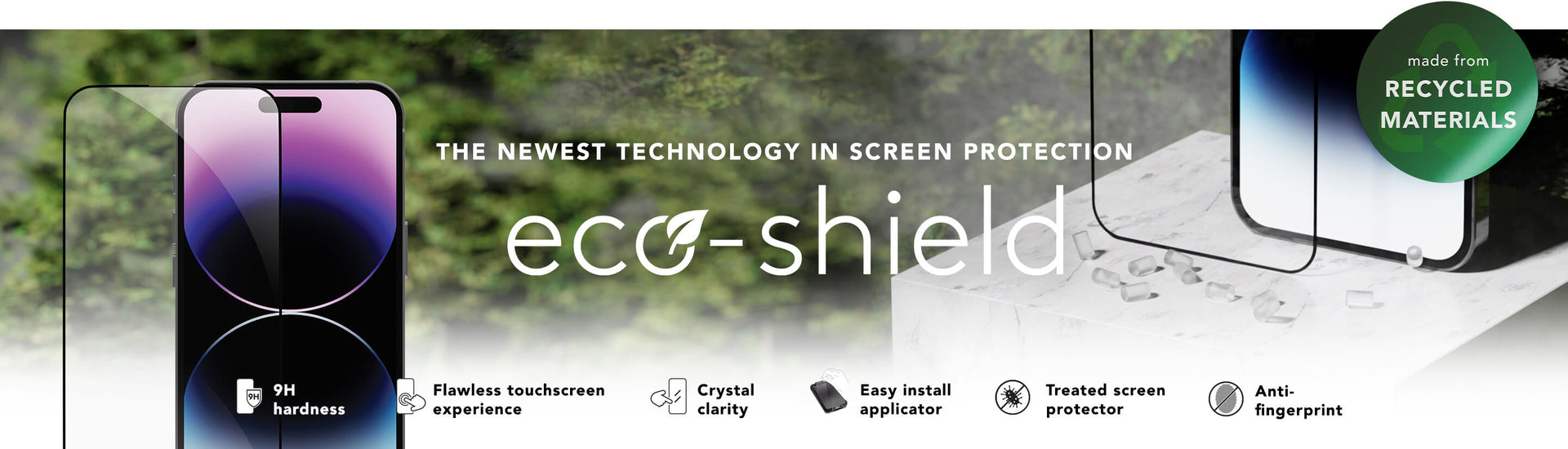 Eco-Shield: Sustainable 9H Screen Protection | Recycled & Recyclable – dbramante1928